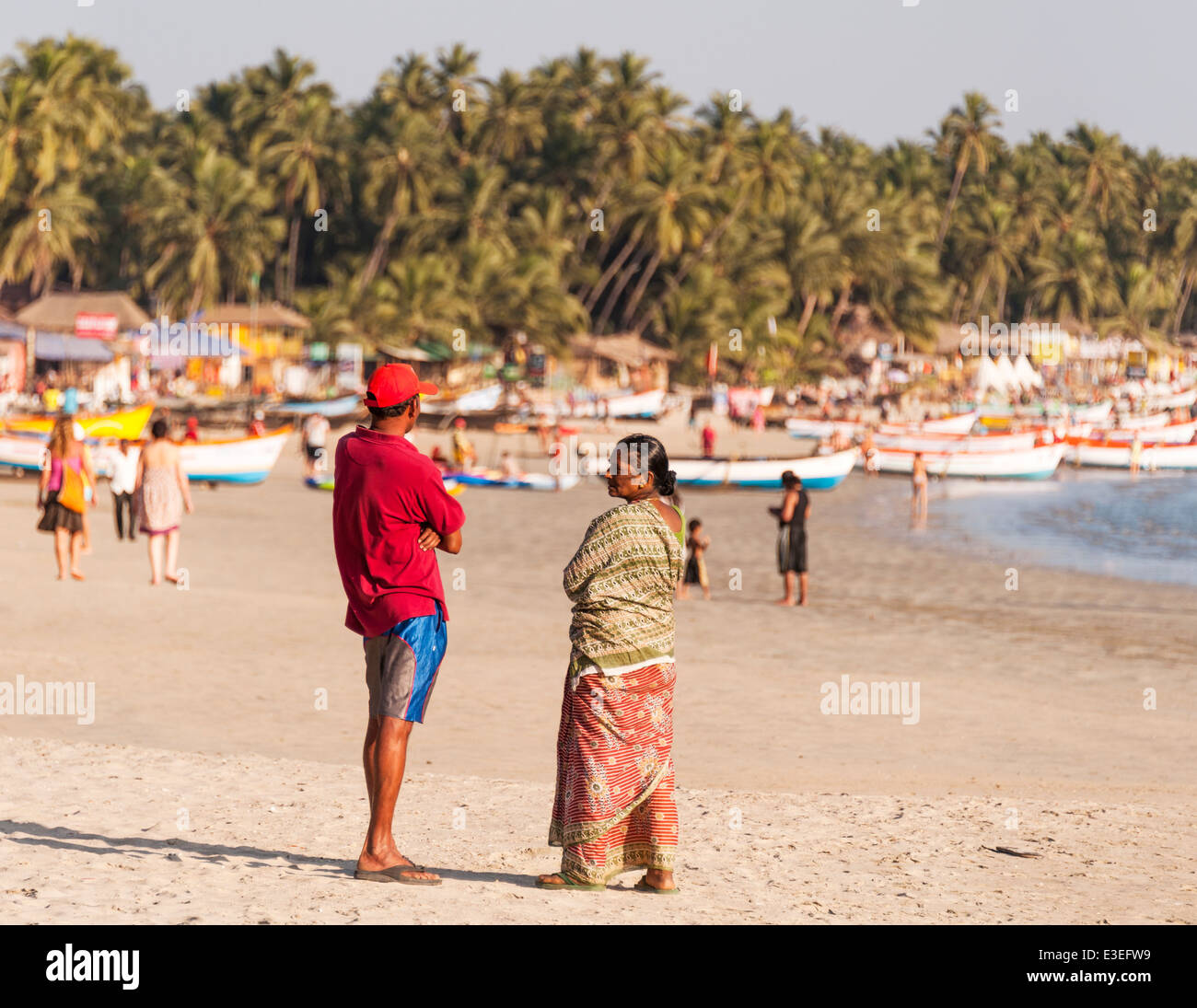 India tourist beach resort hi-res stock photography and images - Alamy