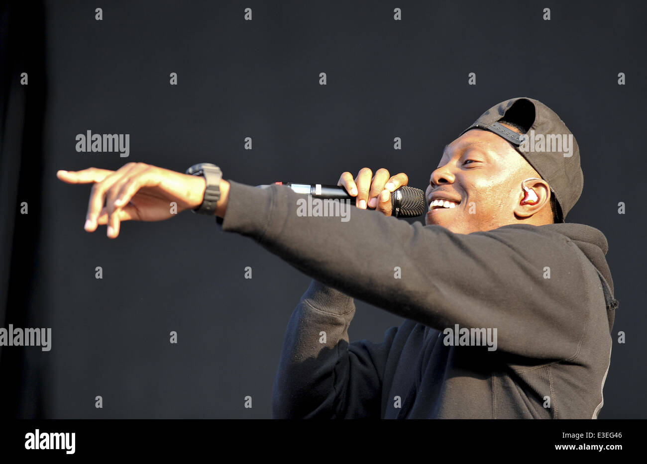 Dizzee Rascal performs live in concert at Finsbury Park Featuring ...