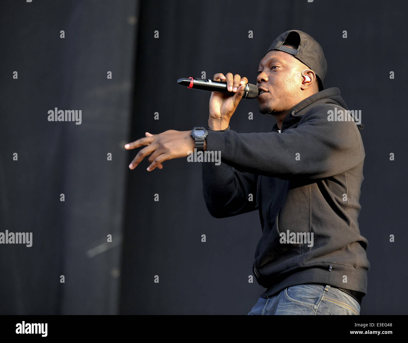 Dizzee Rascal performs live in concert at Finsbury Park Featuring ...