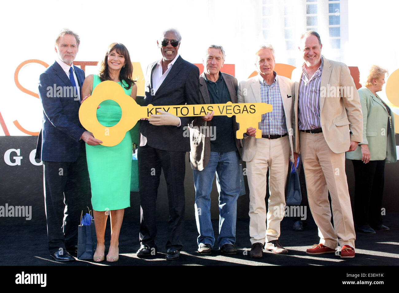The Cast Of "Last Vegas" Receives The Key To The City Of Las Vegas Held ...
