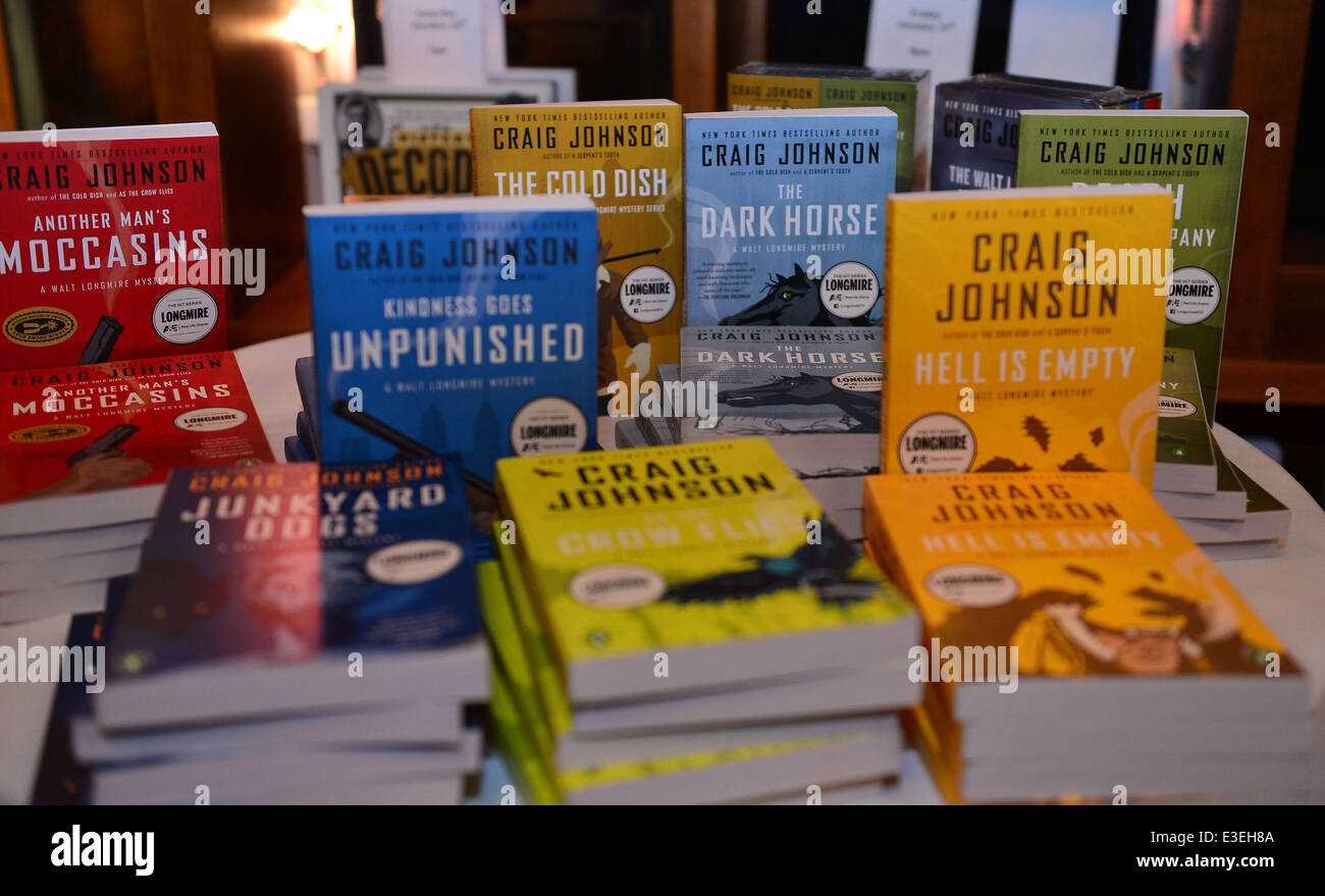 Craig Johnson promotes and signs copies of his book 'Spirit of ...