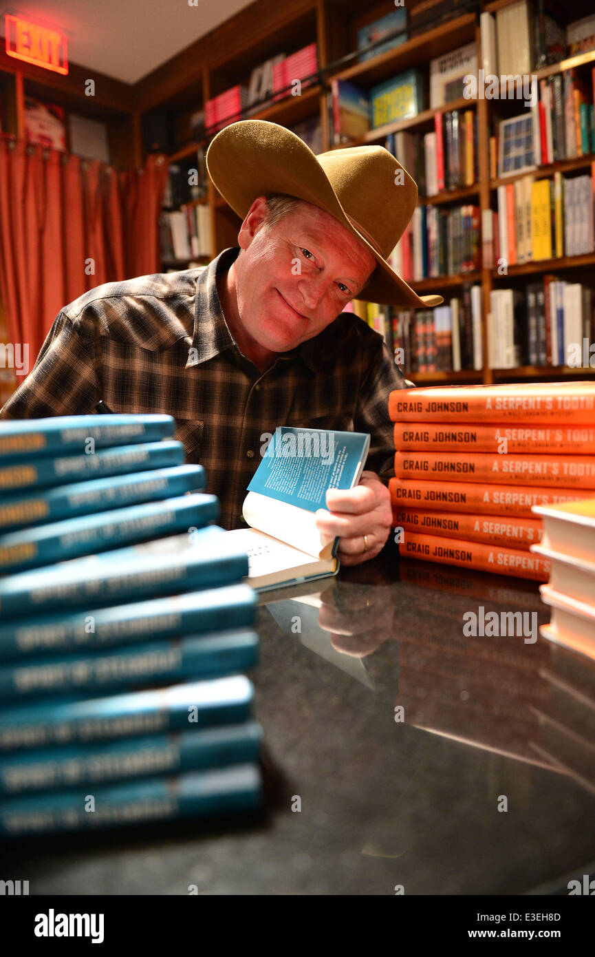 Craig Johnson promotes and signs copies of his book 'Spirit of ...