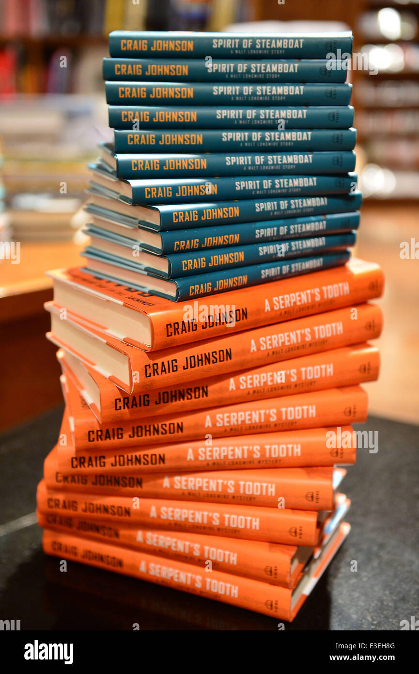 Craig Johnson promotes and signs copies of his book 'Spirit of ...