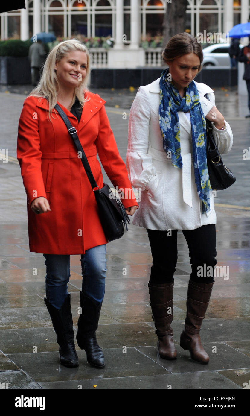 Bonnie Sveen and Lisa Gormley pictured filming the Australian soap ...