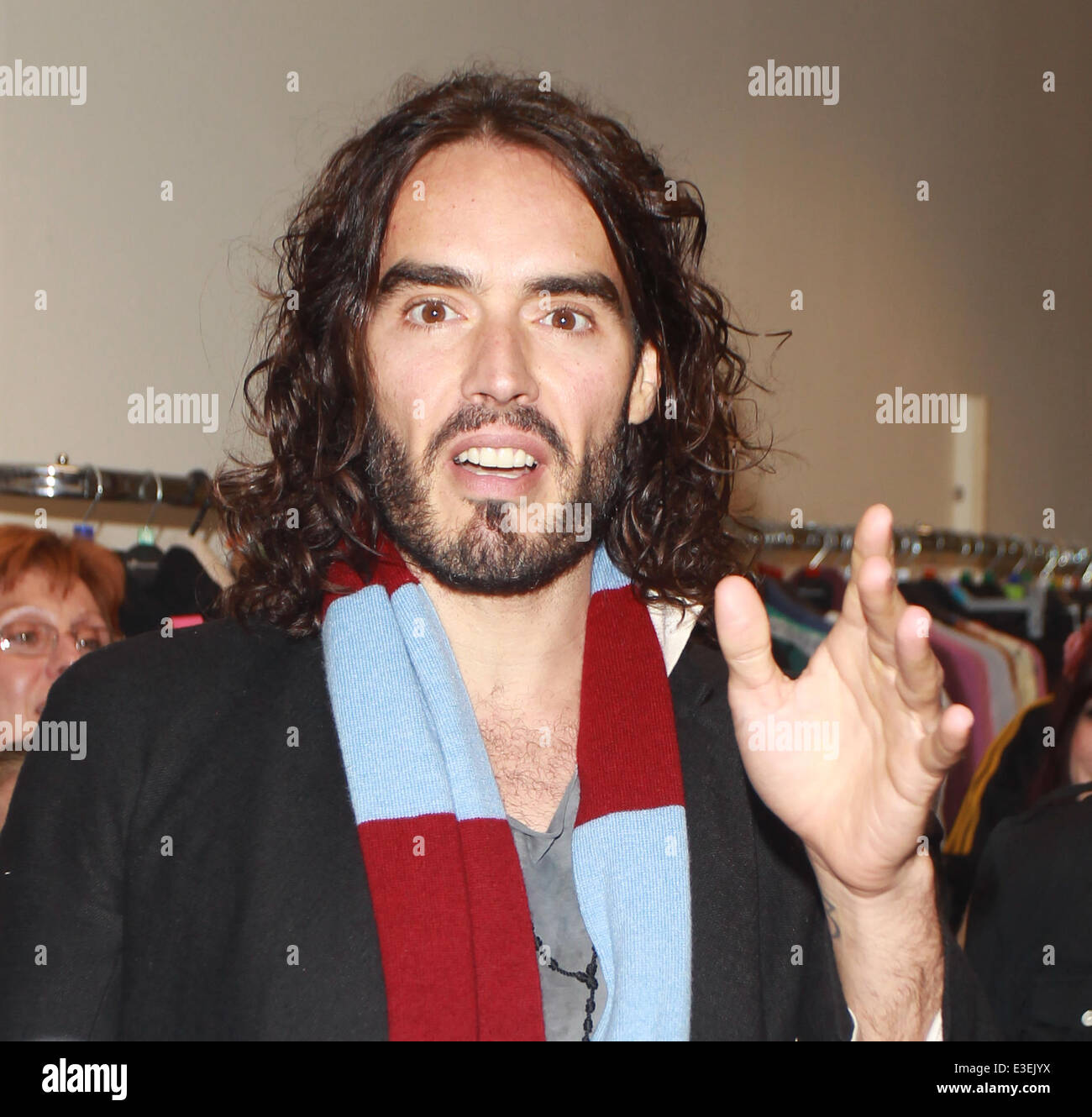 Russell Brand opens a shop run by volunteers of the mental health ...