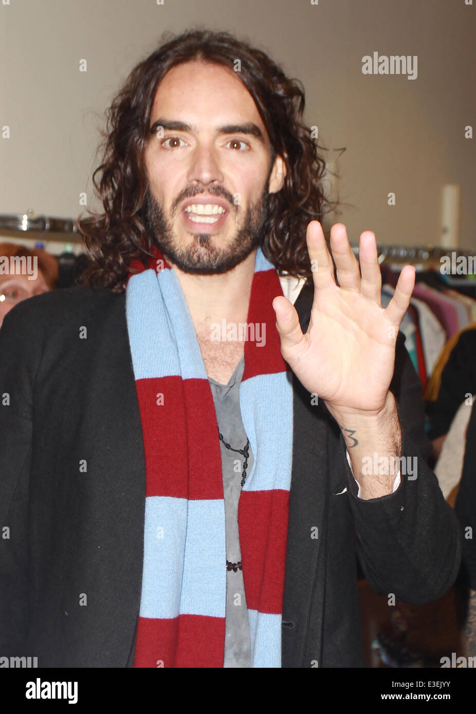 Russell Brand opens a shop run by volunteers of the mental health ...