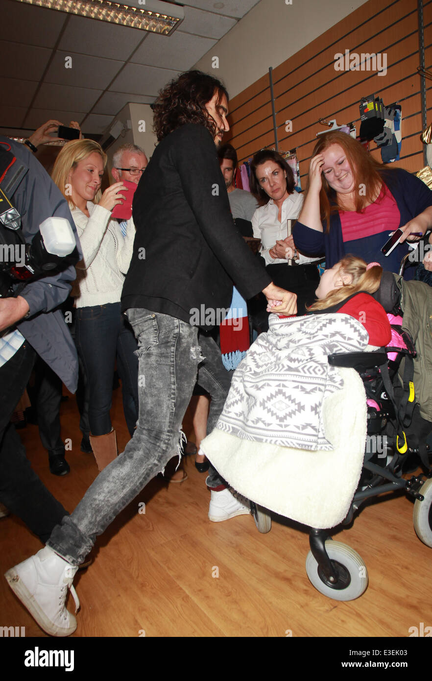 Russell Brand opens a shop run by volunteers of the mental health ...
