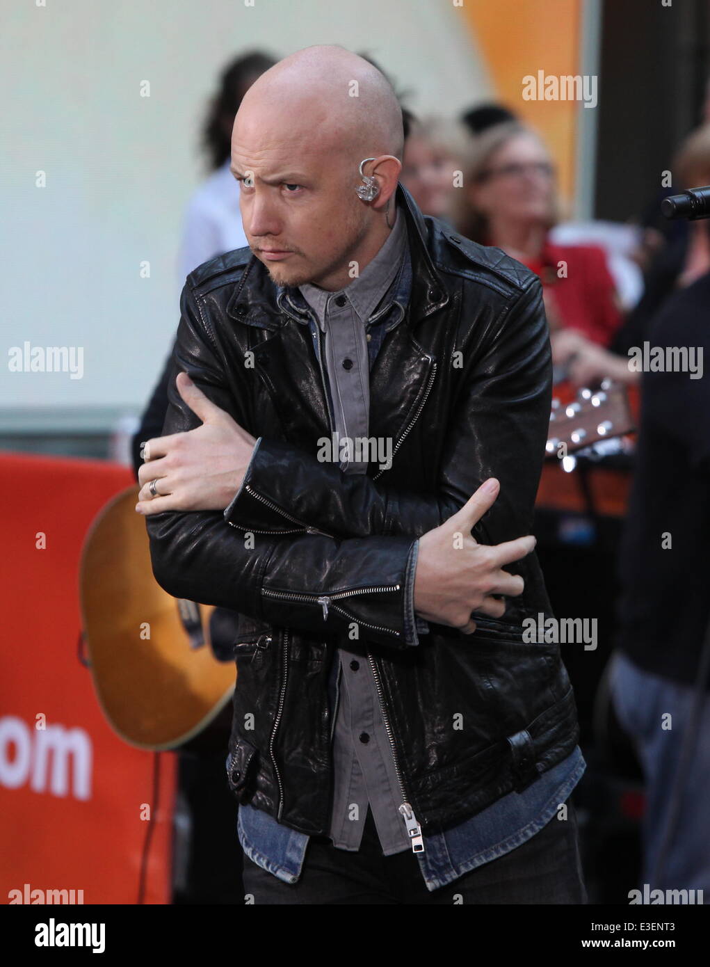 The Fray performing live on NBC's Today show at Rockefellar Plaza ...