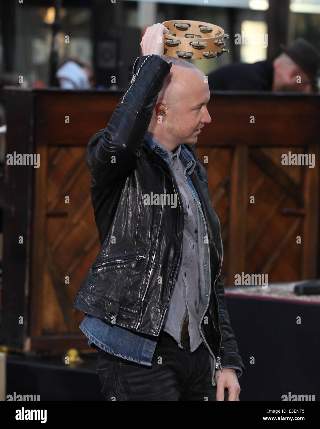The Fray performing live on NBC's Today show at Rockefellar Plaza ...