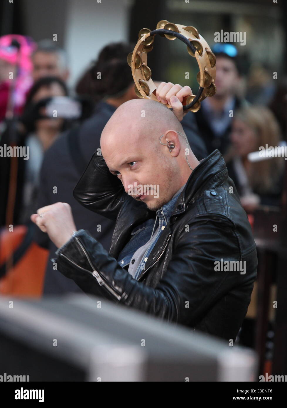 The Fray performing live on NBC's Today show at Rockefellar Plaza ...