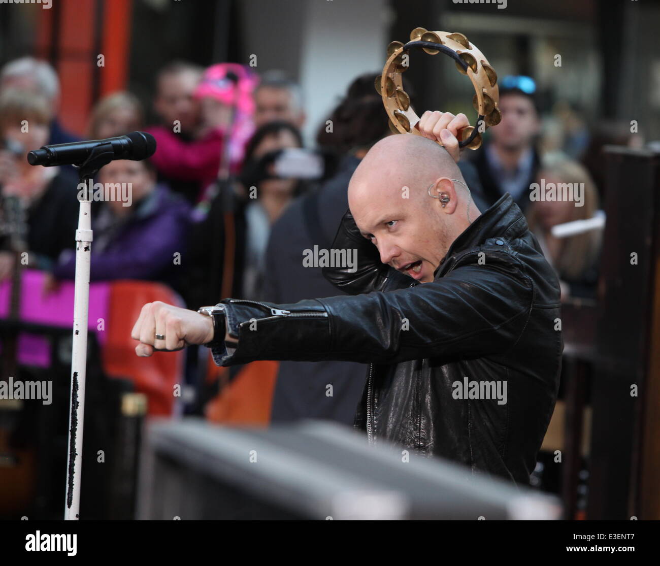 The Fray performing live on NBC's Today show at Rockefellar Plaza ...