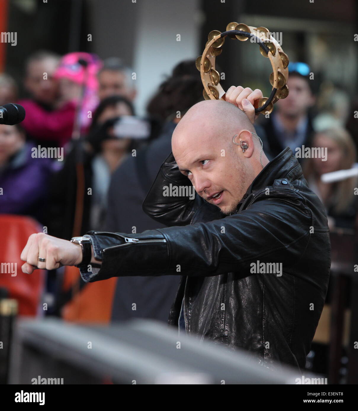 The Fray performing live on NBC's Today show at Rockefellar Plaza ...