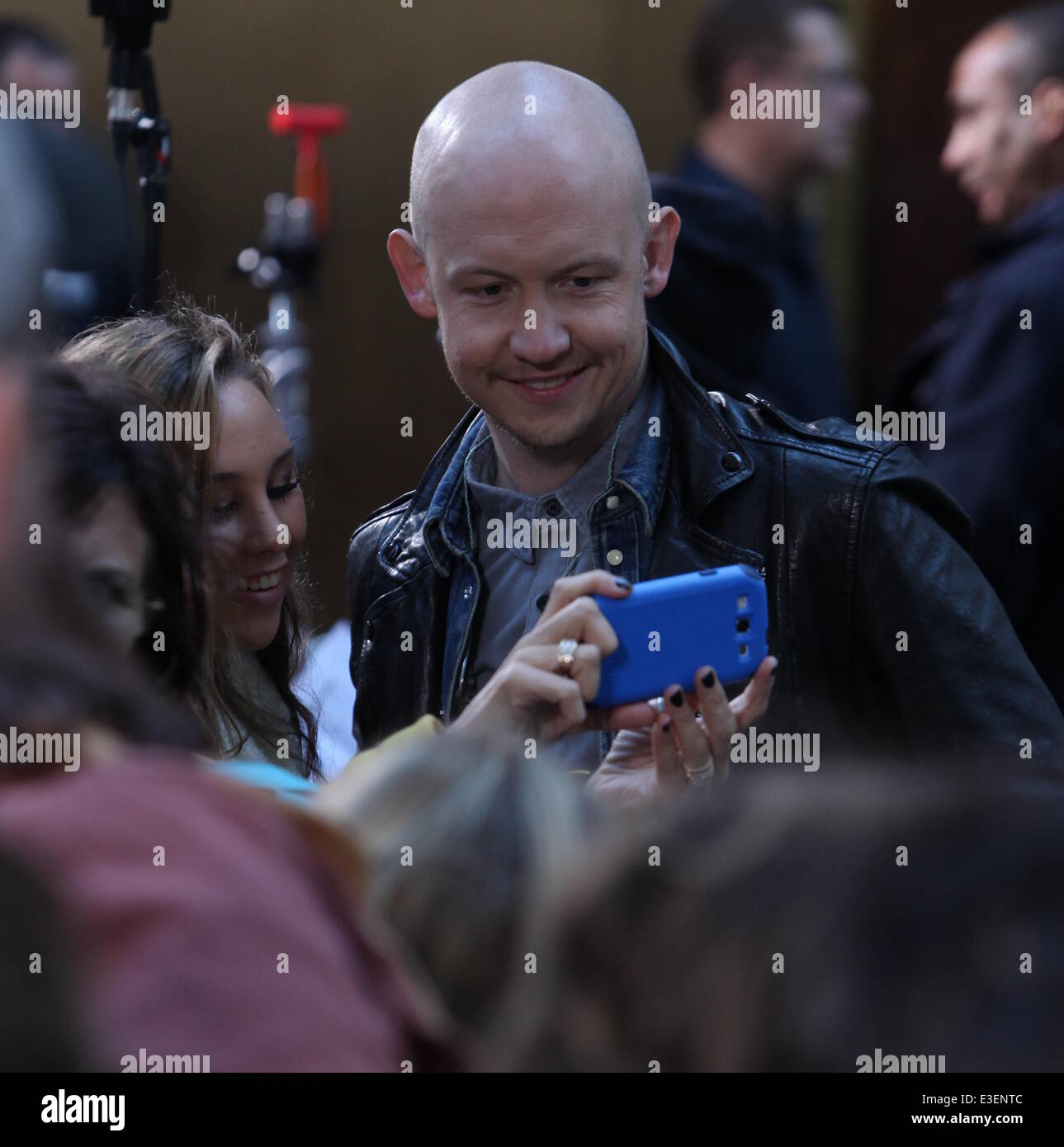 The Fray performing live on NBC's Today show at Rockefellar Plaza ...