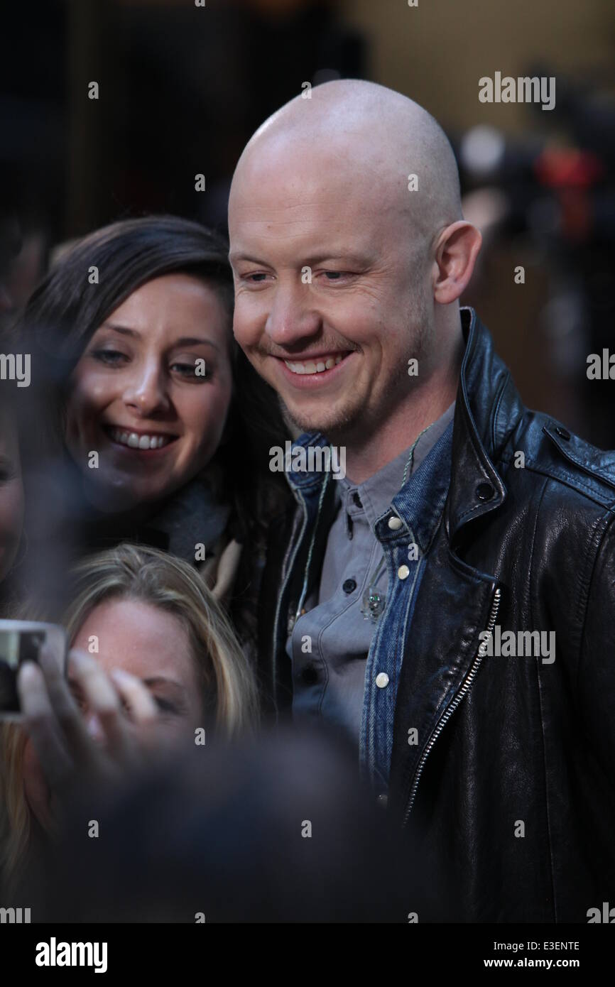 The Fray performing live on NBC's Today show at Rockefellar Plaza ...
