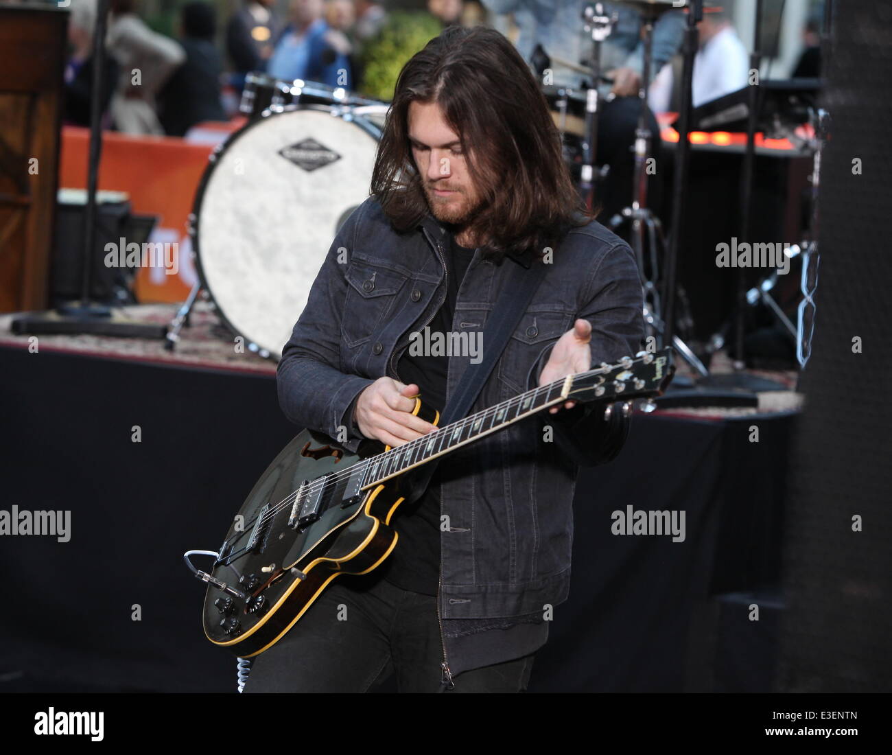 The Fray performing live on NBC's Today show at Rockefellar Plaza ...
