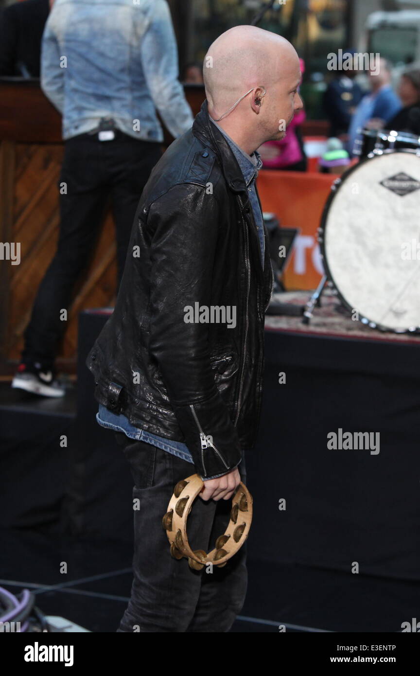 The Fray performing live on NBC's Today show at Rockefellar Plaza ...