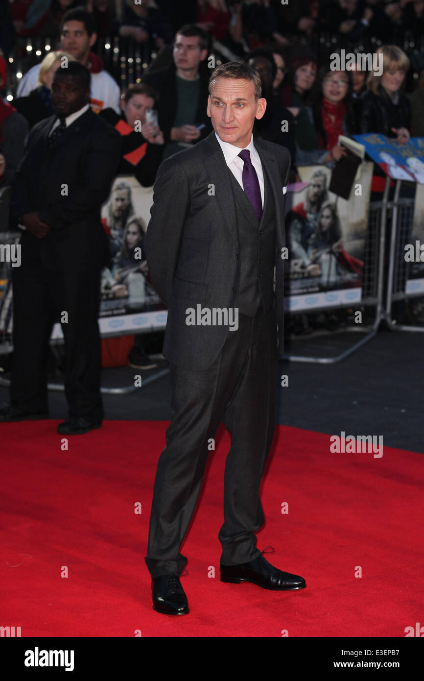 Christopher Eccleston attends the world premiere of "Thor : The Dark ...
