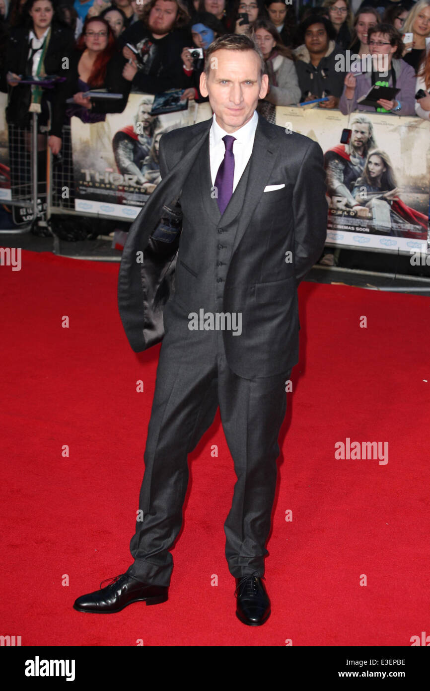 Christopher Eccleston attends the world premiere of "Thor : The Dark ...
