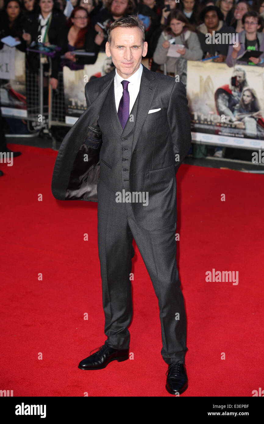 Christopher Eccleston attends the world premiere of "Thor : The Dark ...
