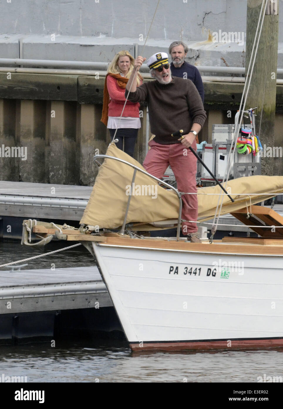 Richard Gere and Dakota Fanning on the film set of their new movie ...