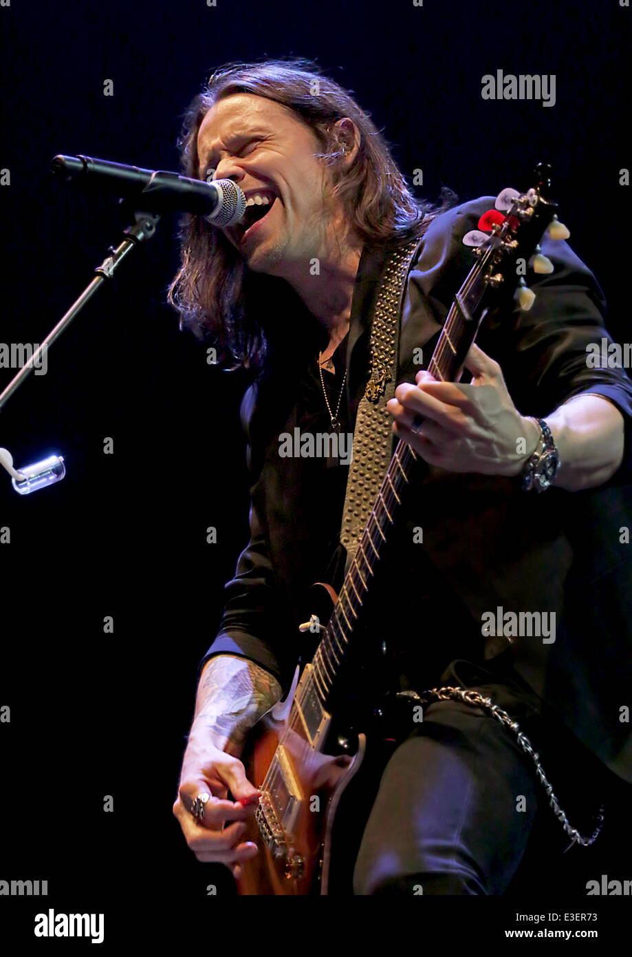American rock band, Alter Bridge performing live in concert at the ...