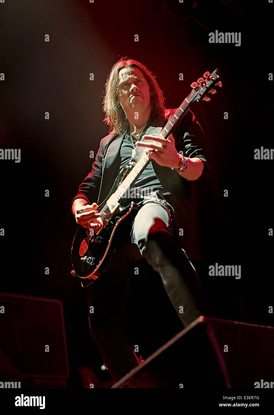 American rock band, Alter Bridge performing live in concert at the ...