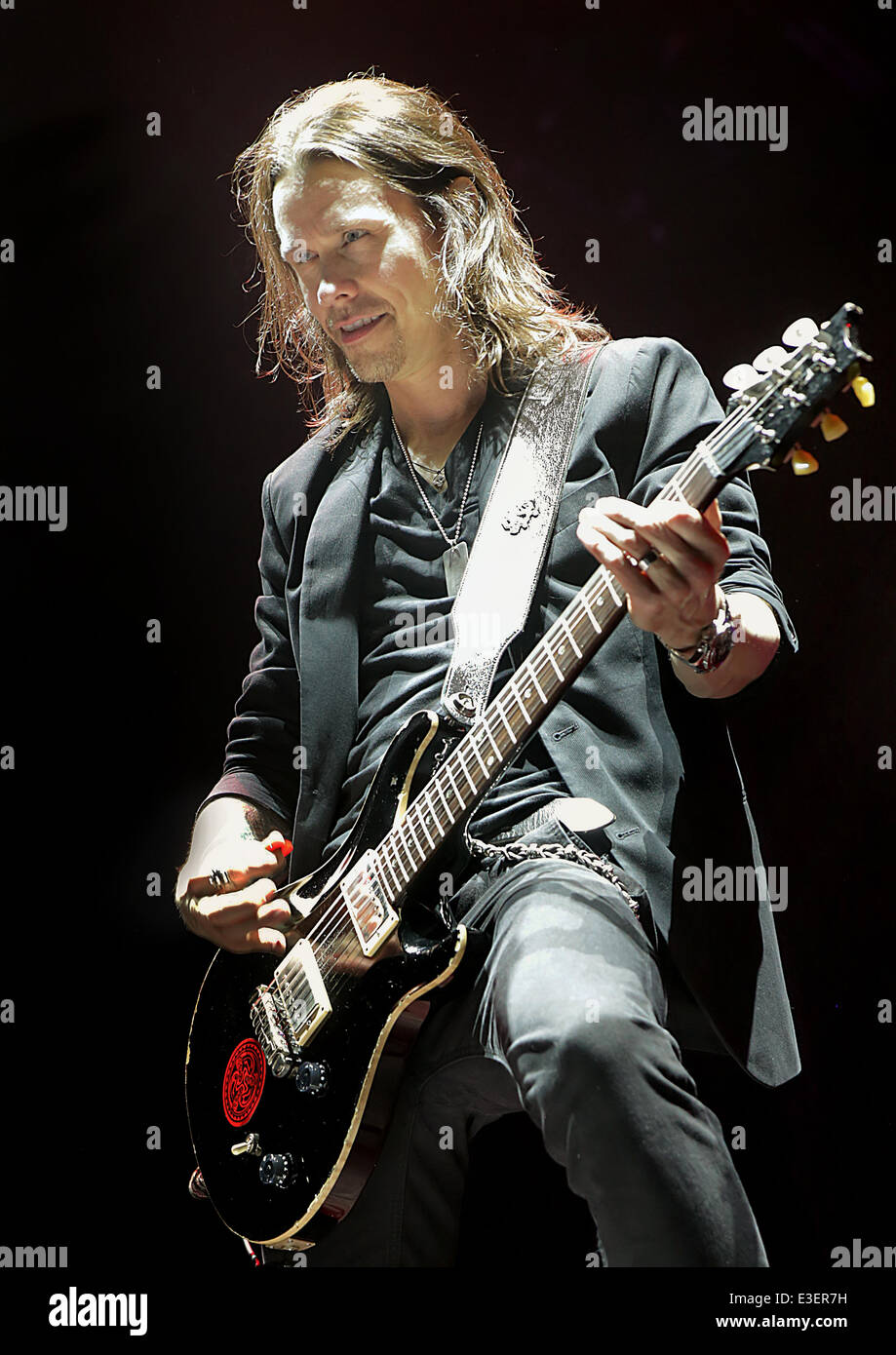 American rock band, Alter Bridge performing live in concert at the ...