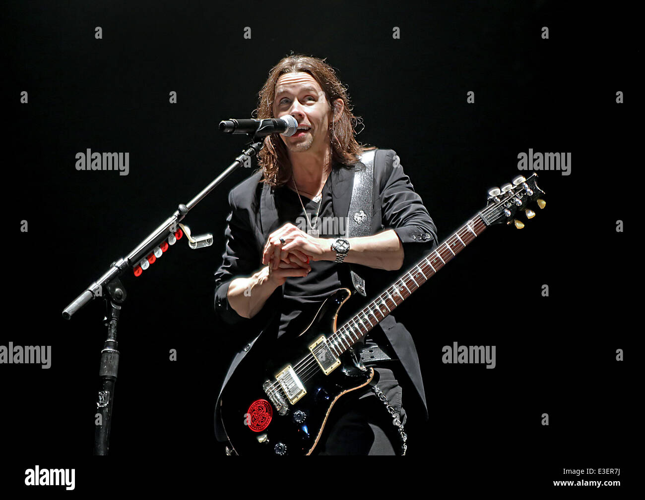 American rock band, Alter Bridge performing live in concert at the ...