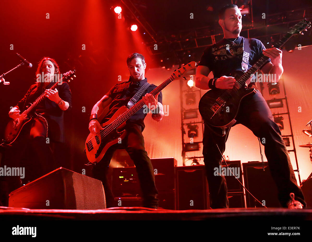 American rock band, Alter Bridge performing live in concert at the ...