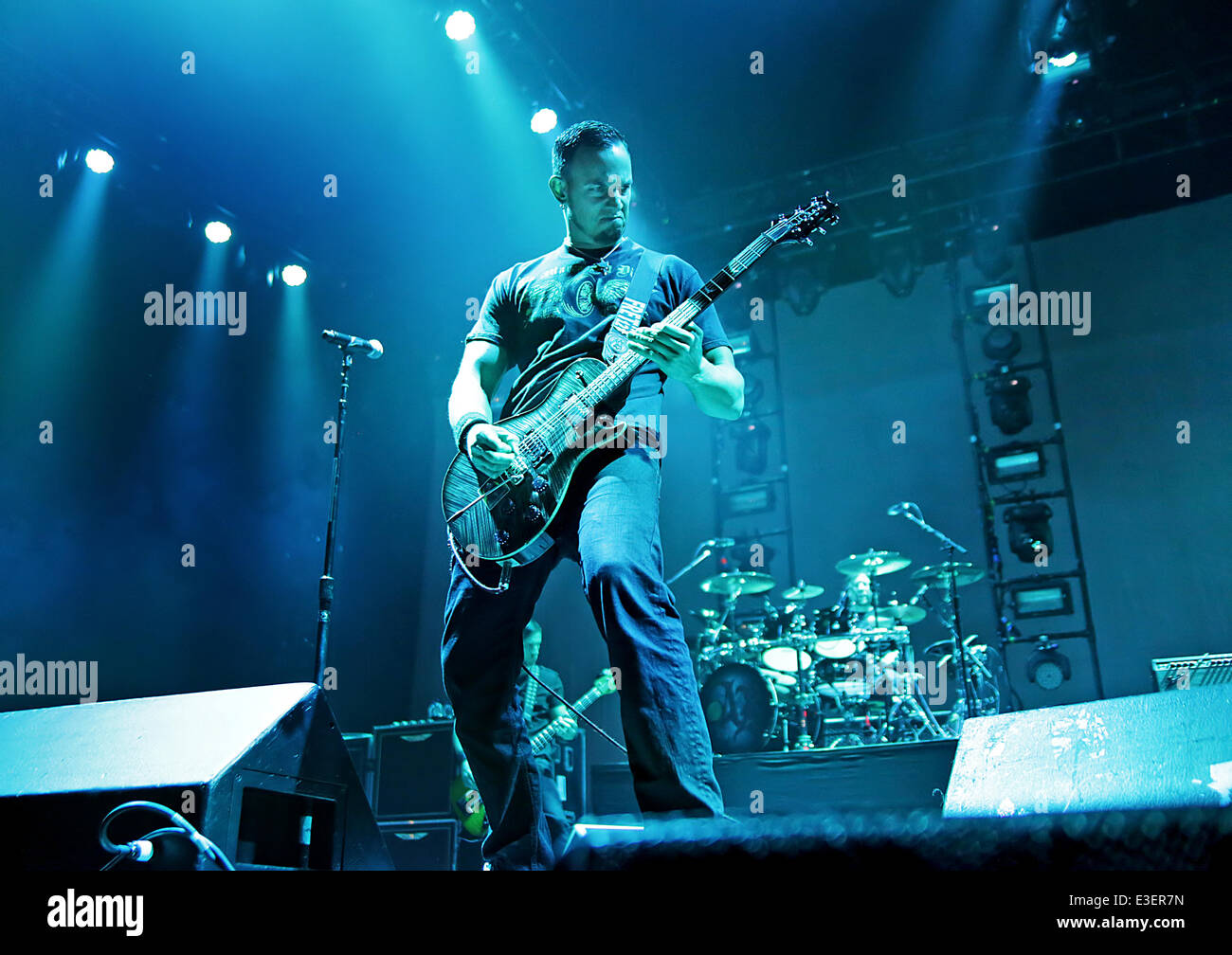 American rock band, Alter Bridge performing live in concert at the ...
