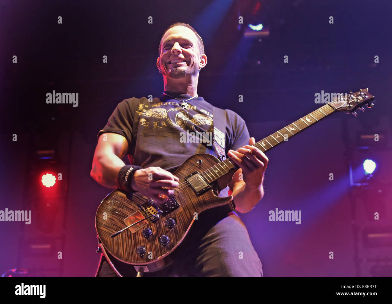 American rock band, Alter Bridge performing live in concert at the ...
