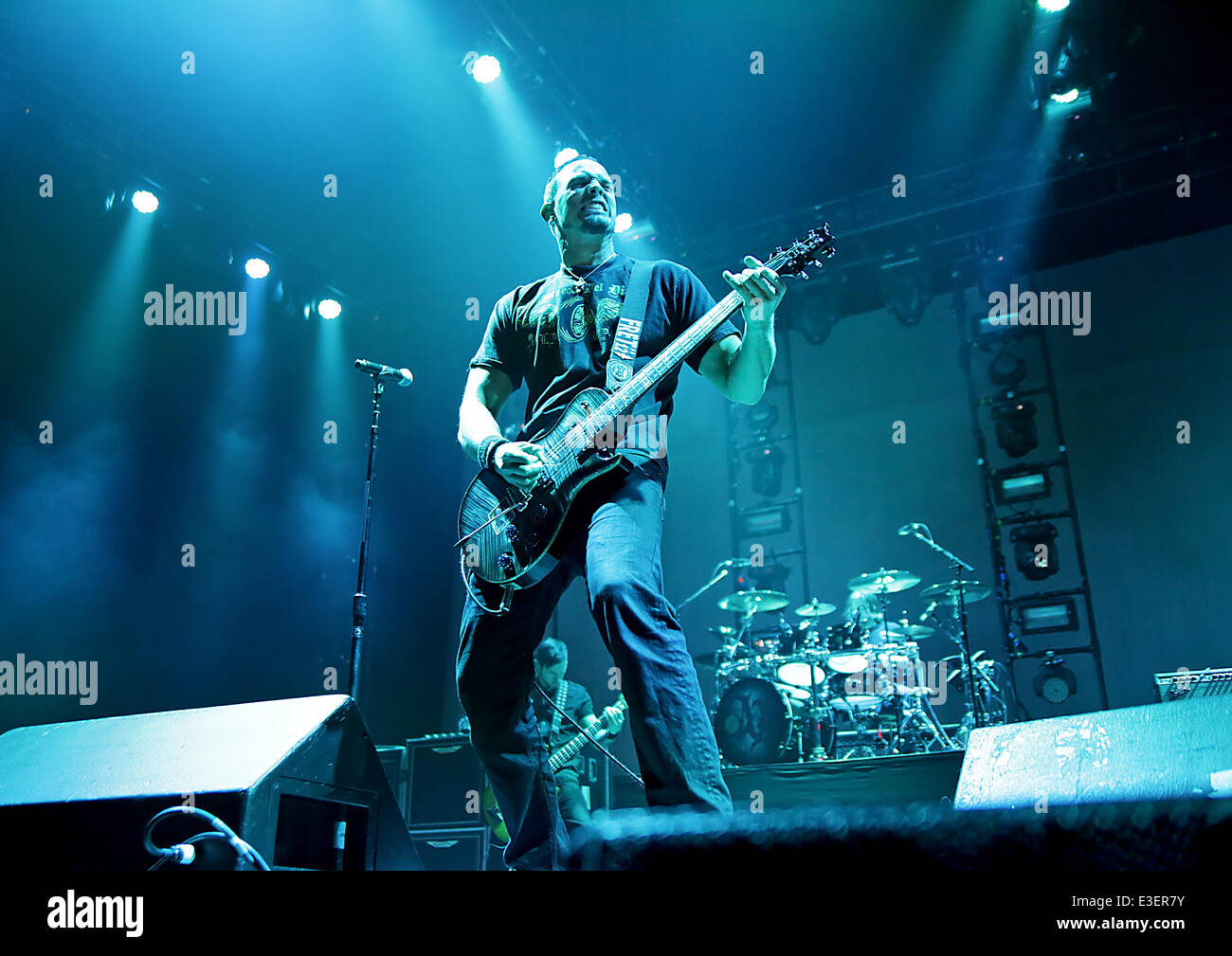 American rock band, Alter Bridge performing live in concert at the ...