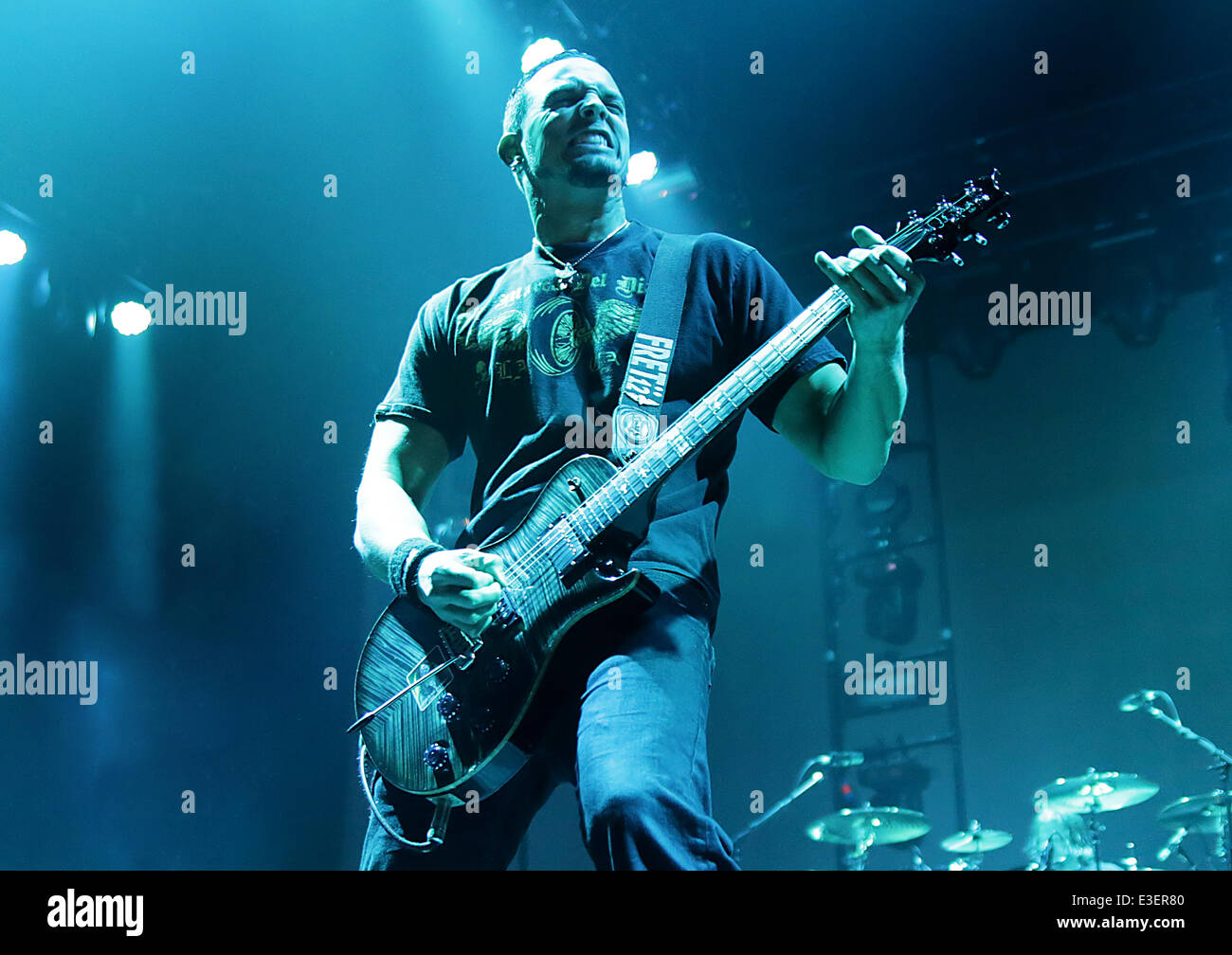American rock band, Alter Bridge performing live in concert at the ...