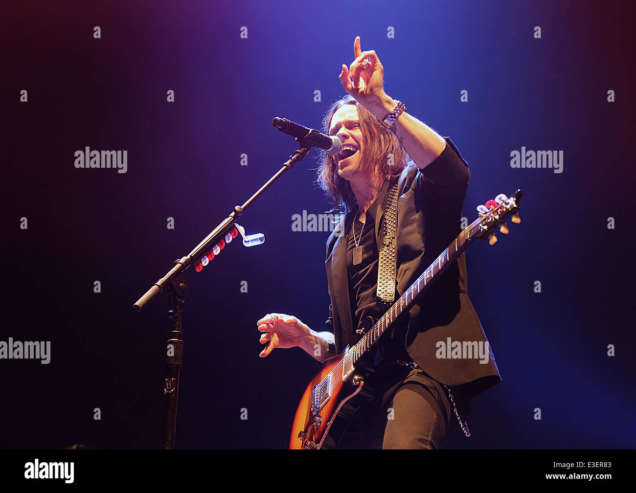 American rock band, Alter Bridge performing live in concert at the ...