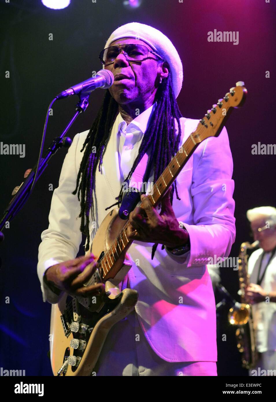 Nile Rodgers & his band Chic perform at Vicar Street... Featuring: Nile ...