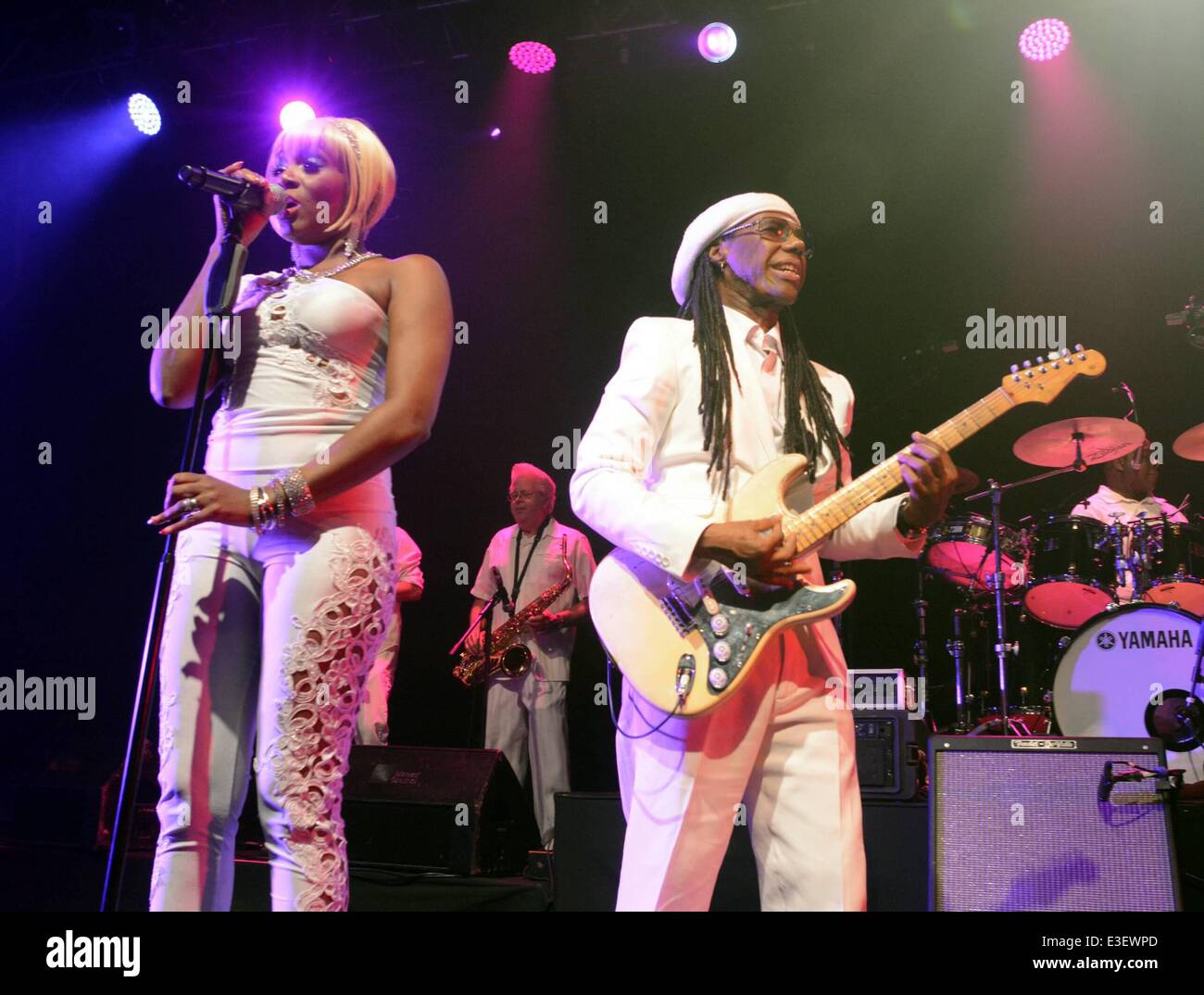 Nile Rodgers & his band Chic perform at Vicar Street... Featuring: Nile ...