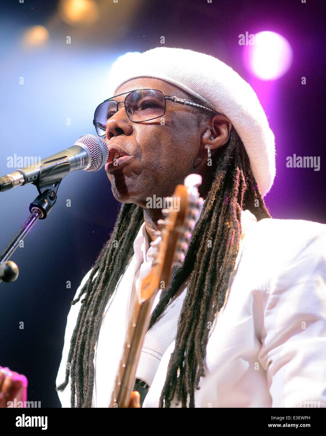 Nile Rodgers & his band Chic perform at Vicar Street... Featuring: Nile ...