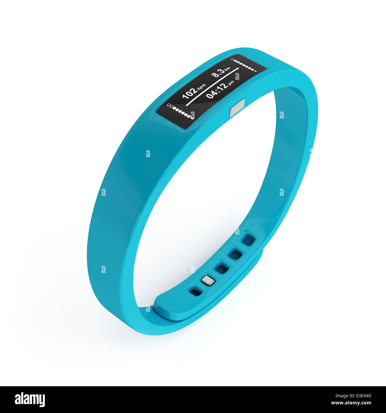 Activity tracker on white background Stock Photo - Alamy