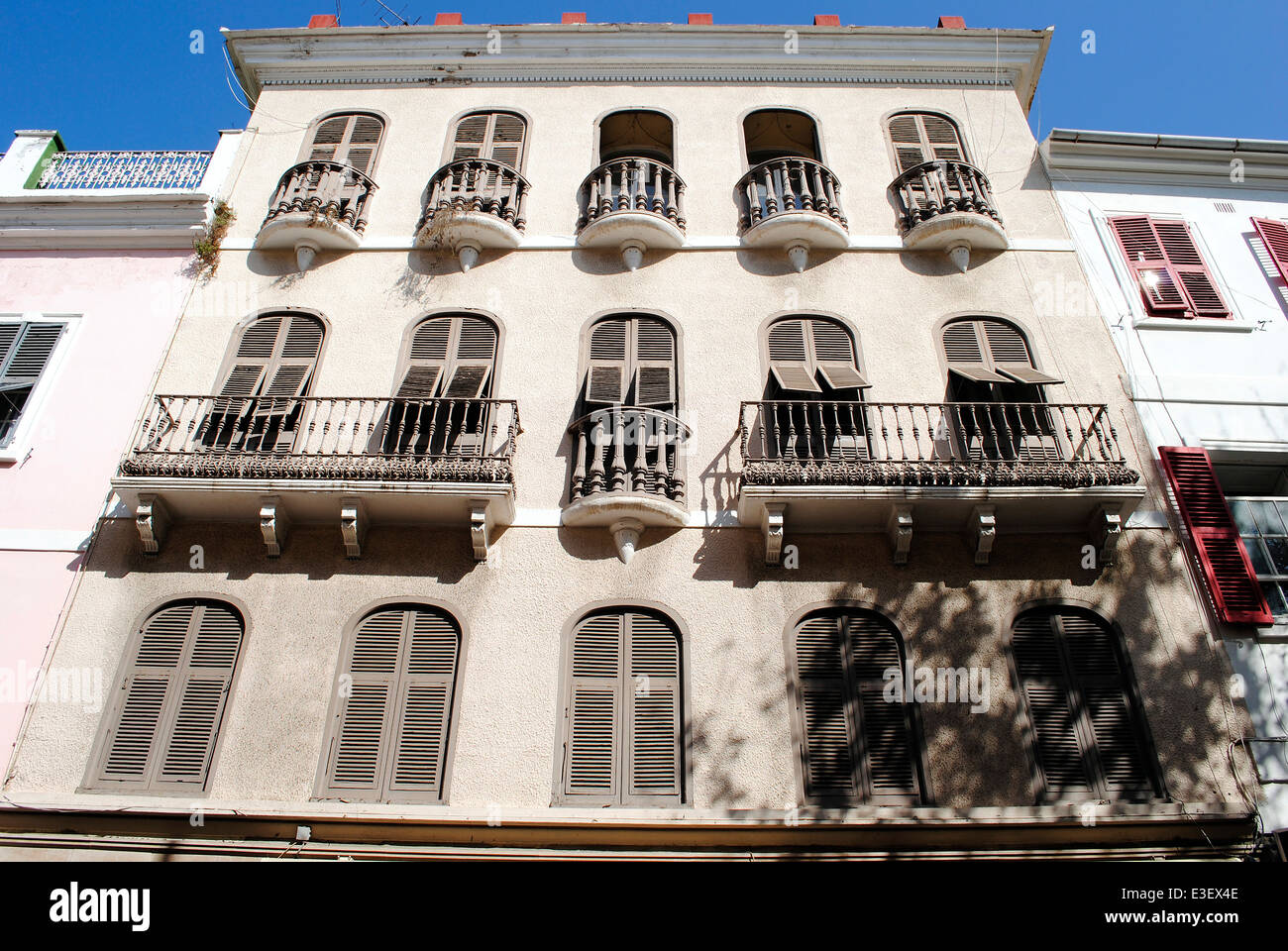 Main Street Gibraltar Stock Photo - Alamy