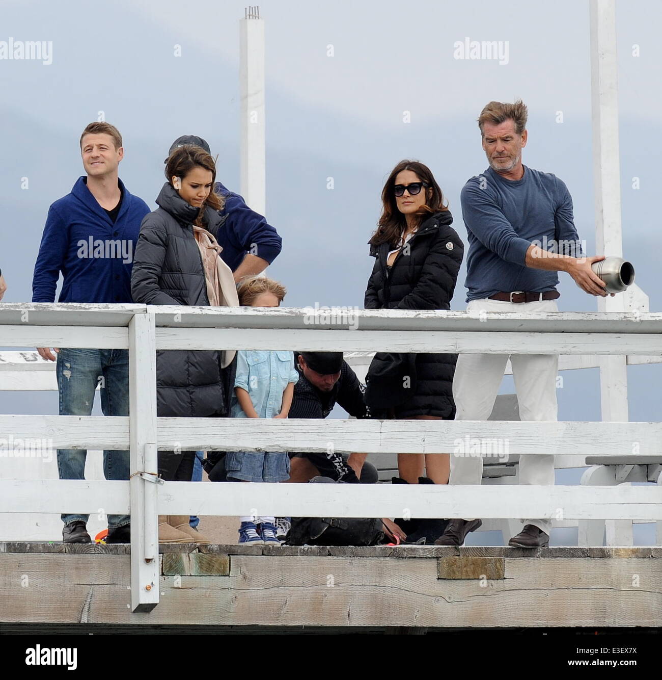 Jessica Alba shooting scenes in Malibu California for the up coming ...