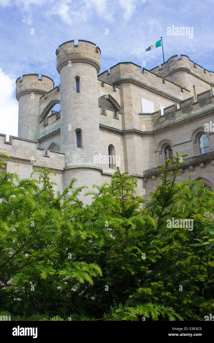 Eastnor Castle is a 19th-century mock or revival castle, two miles from ...
