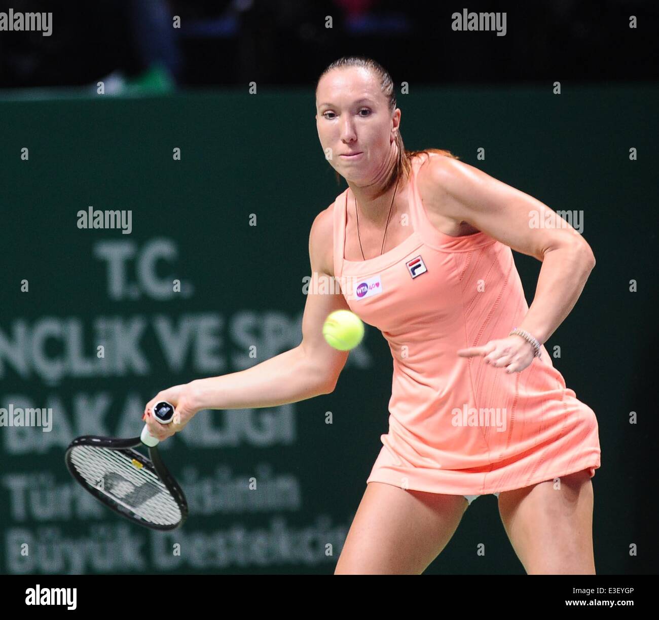 TEB BNP Paribas WTA Championships - Day 3 - Na Li of China vs Jelena ...
