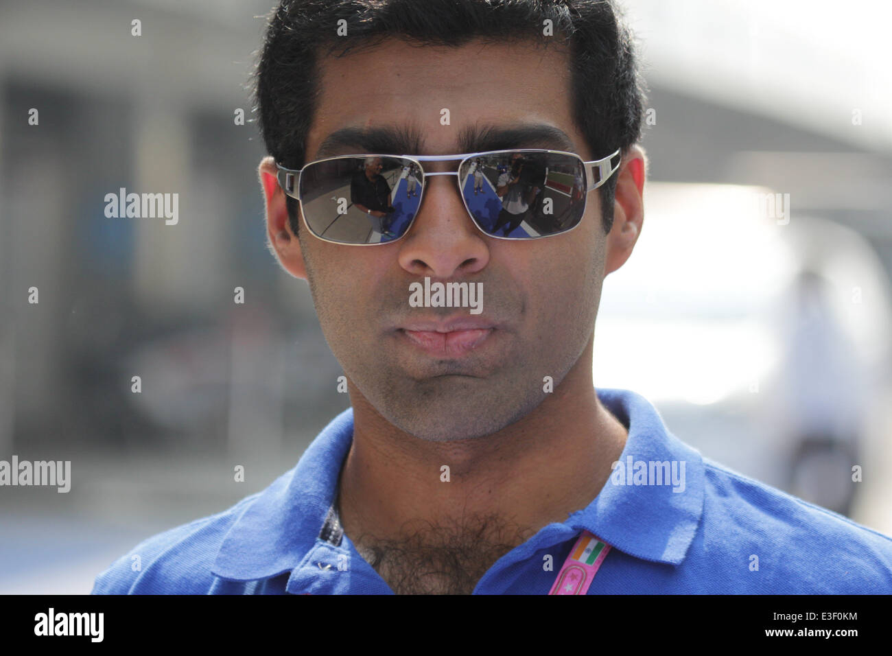 Karun Chandhok, former F1 driver from India Formula One Indian Grand ...