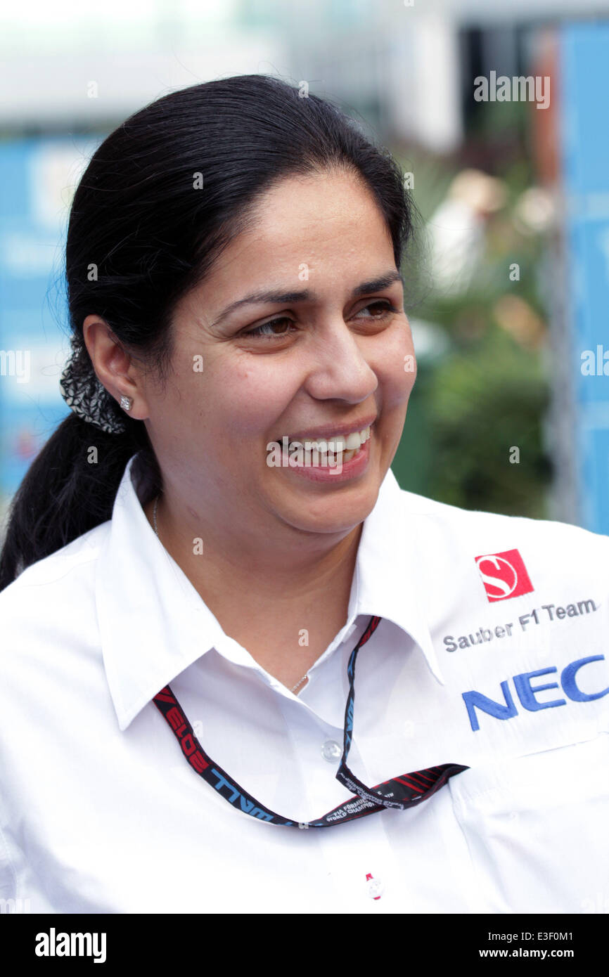 Indian native Monisha KALTENBORN of team SAUBER F1 Formula One Indian ...