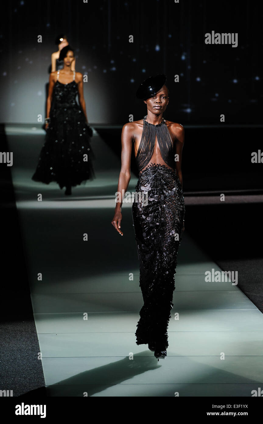 Armani One Night Only event held at SuperPier - Runway Featuring: Model ...