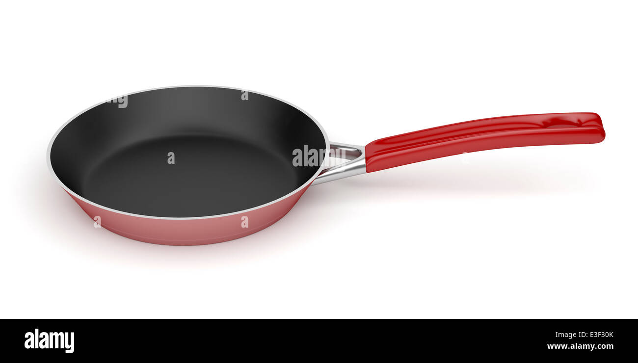 Frying pan isolated on white background Stock Photo - Alamy