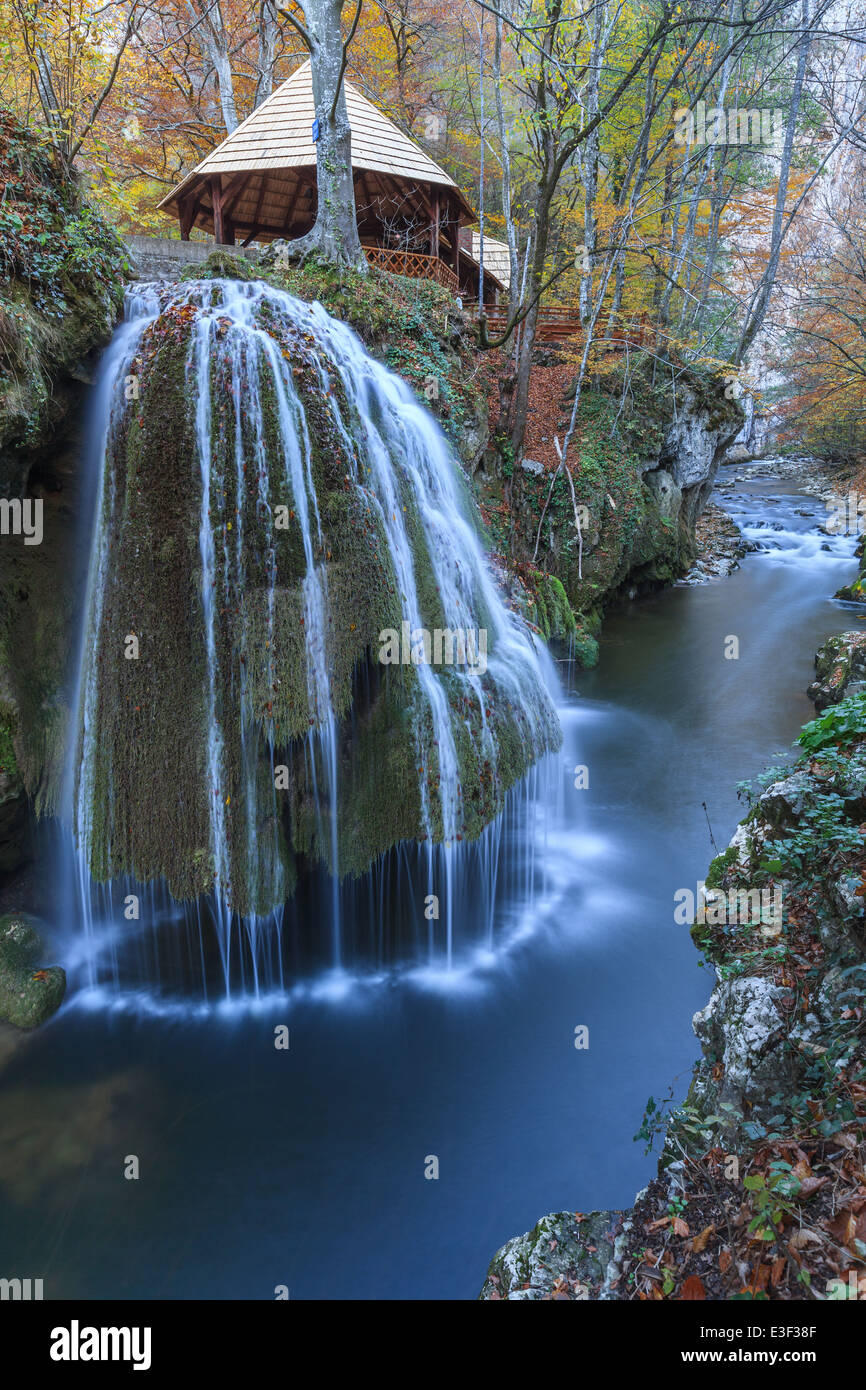 Bigar Cascade Falls in Nera Beusnita Gorges National Park, Romania ...