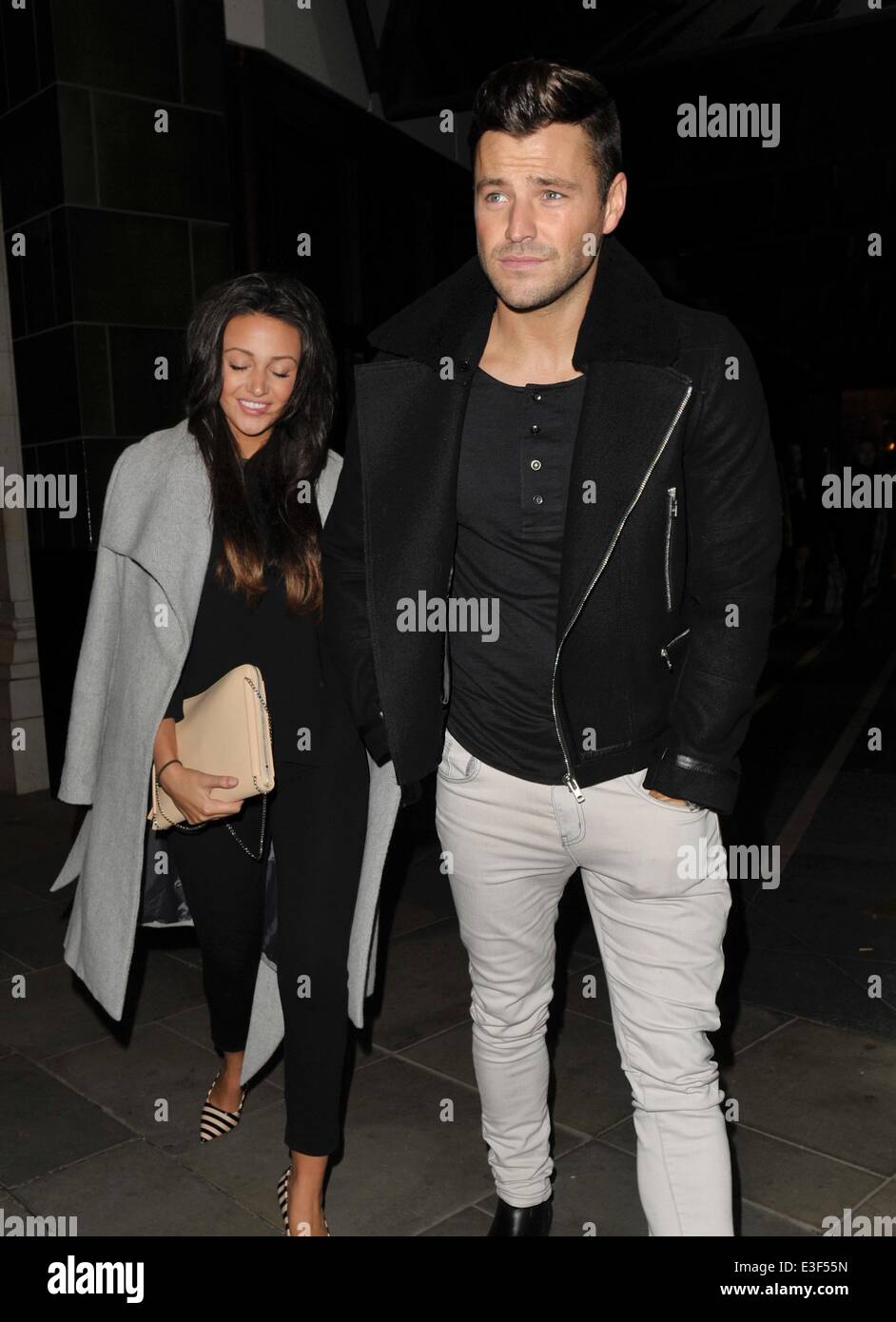 Mark Wright and Michelle Keegan go on a date to the theatre to see 'Dirty Dancing' in the West ...