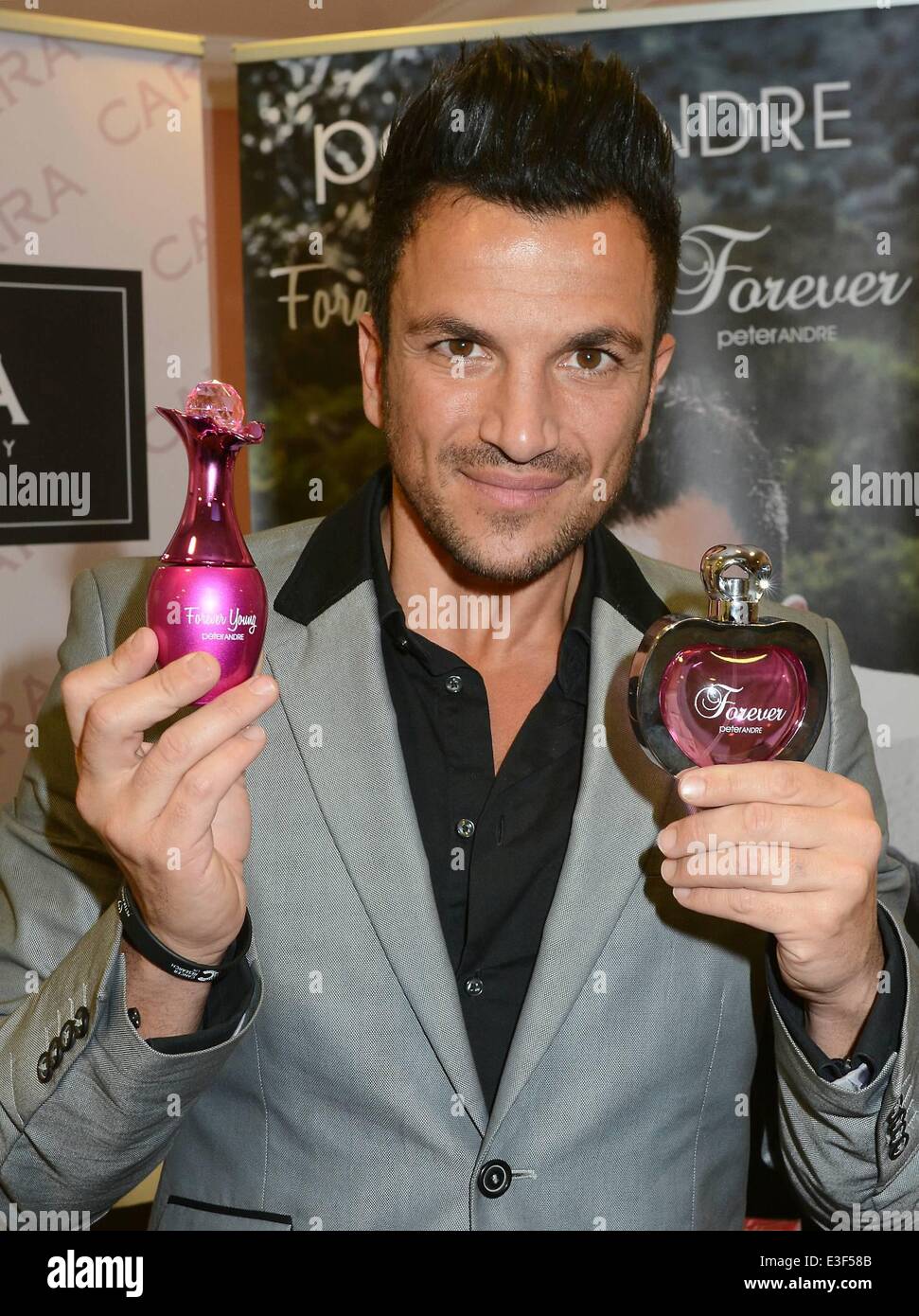 Peter Andre launches his fragrance 'Forever & Forever Young' at Benefit ...