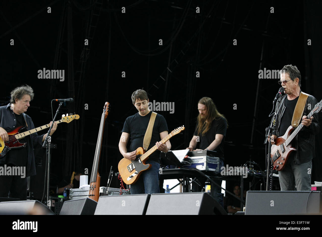Lou Reed performs live at The Hop Farm Music Festival Featuring: Lou ...